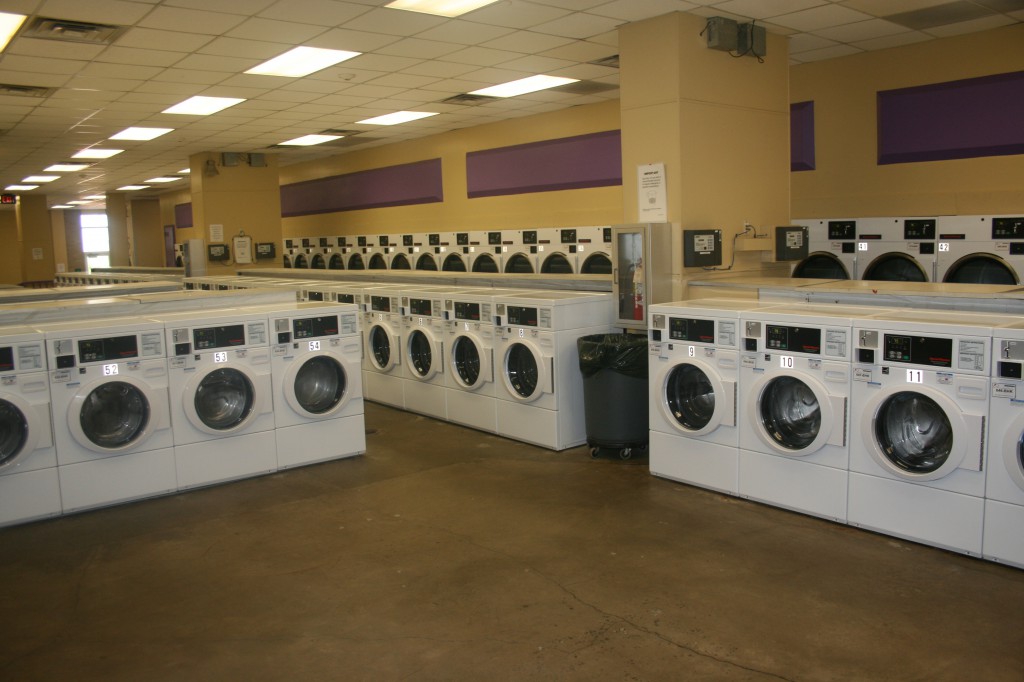Laundry showing many washers - Auxiliary Services