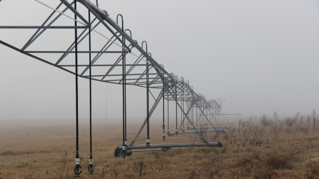 Sprinklers on the farm - College of Agriculture and Human Sciences