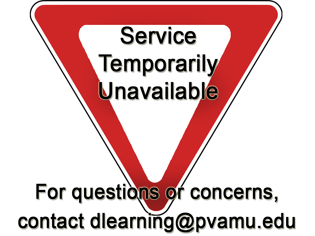 Temporarily Unavailable Sign