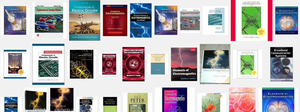 ECE Faculty, Dr. Matthew Sadiku, author of over 200 technical papers ...