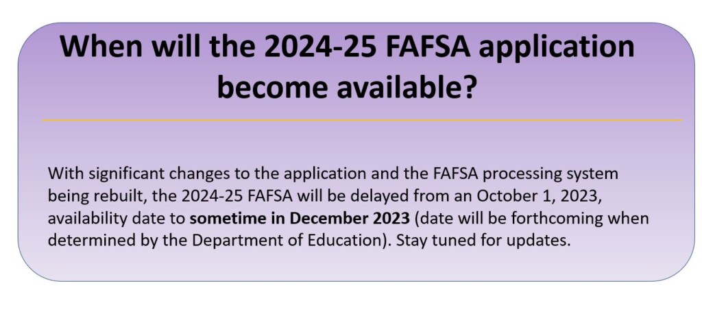*New* Upcoming 2024-25 FAFSA Changes - Financial Aid