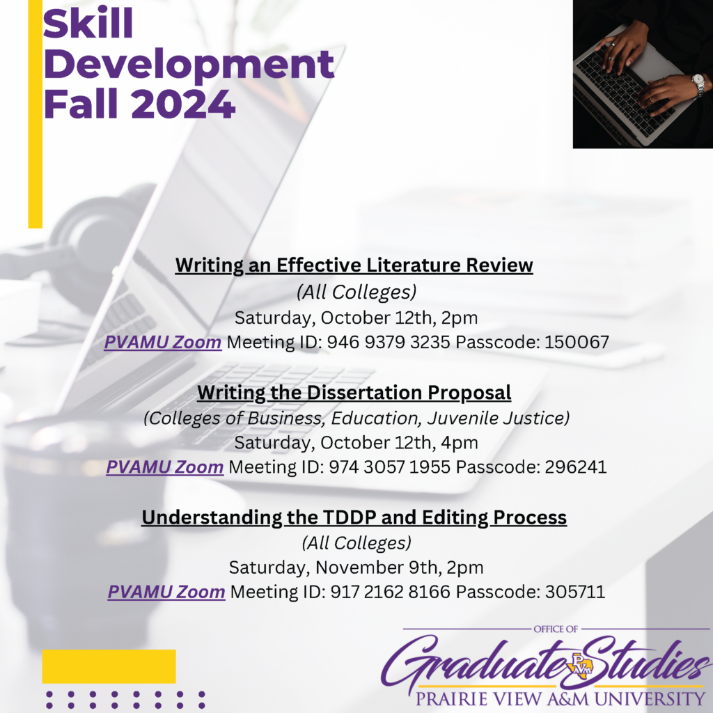 Skill Development II-Fall 2024 - Graduate Studies