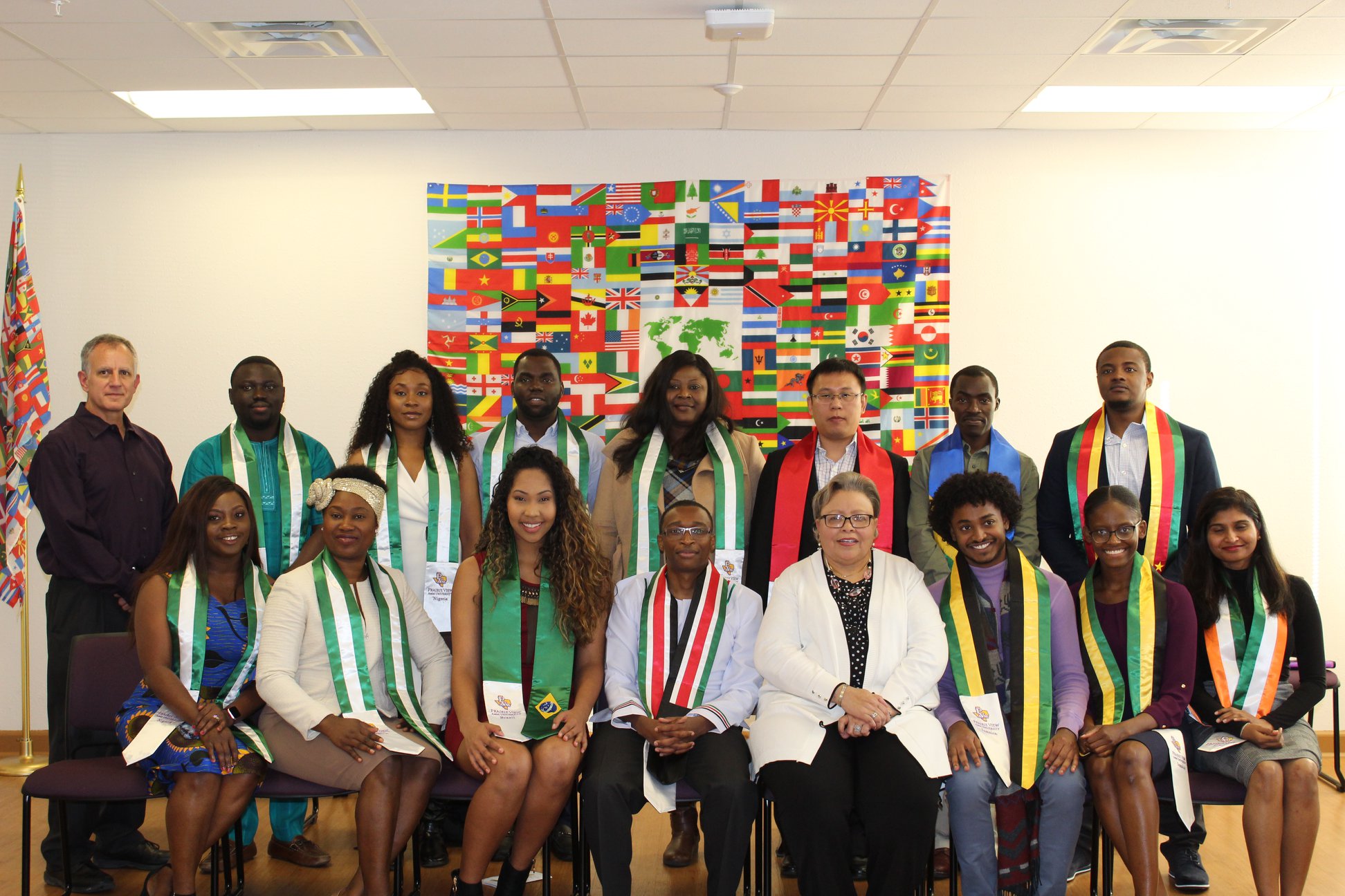 Fall 2019 Sash Ceremony - PVAMU Office of International Programs