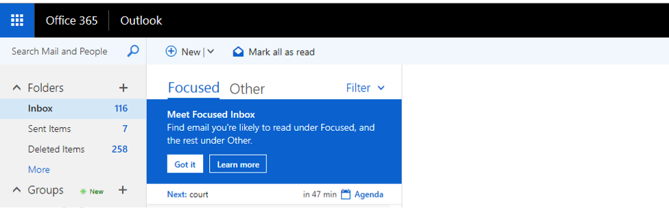Office365 Inbox - ITS