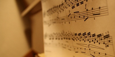 Music Notes Section - Library