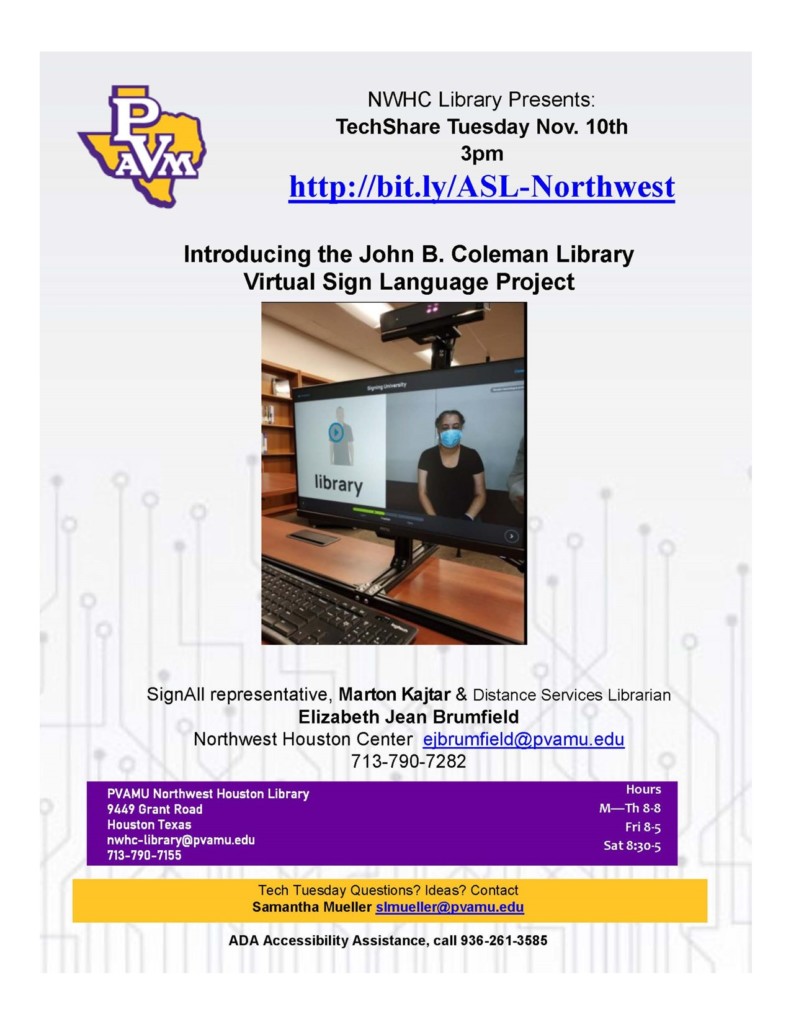 NWHC Tech Tuesdays: Introducing the John B. Coleman Library Virtual ...