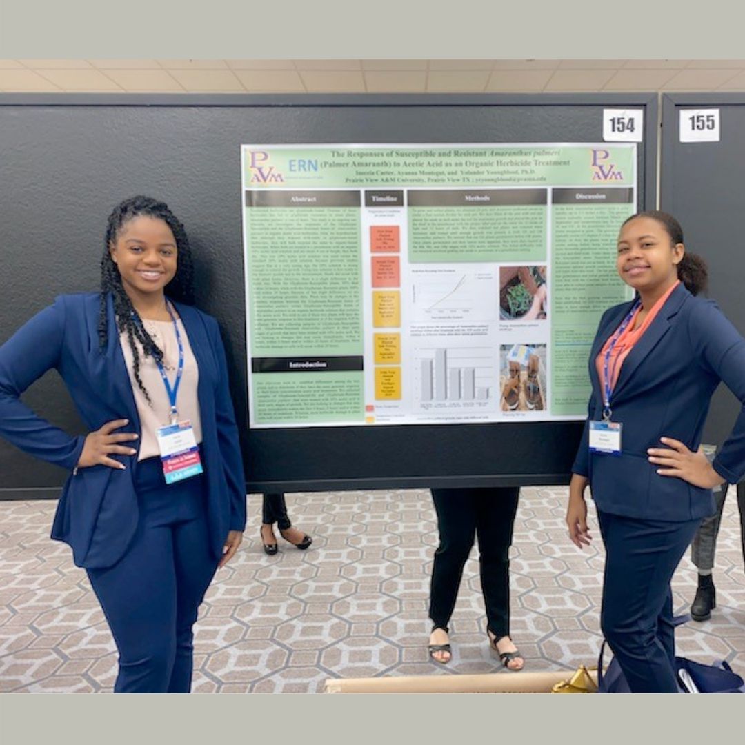 PVAMU students present research on organic weed treatment at national ...
