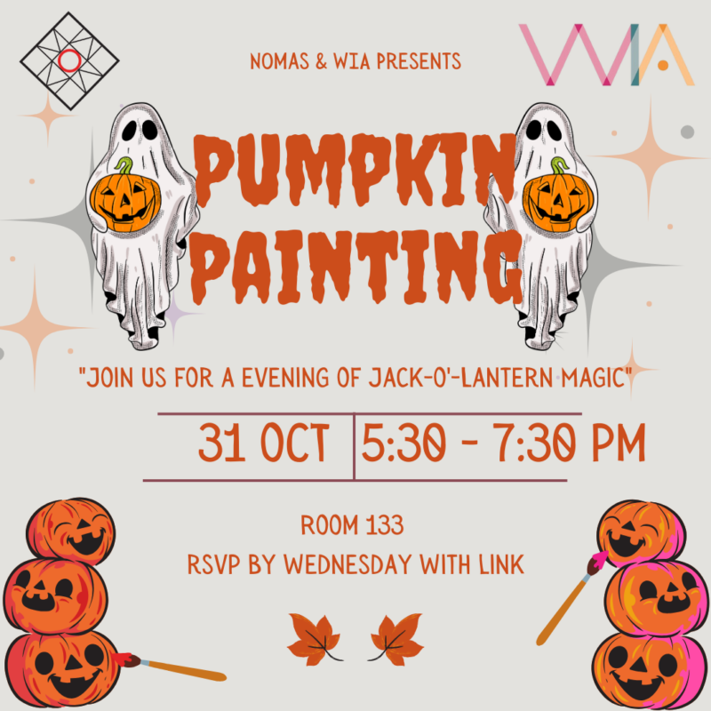 NOMAS & WIA Presents: Pumpkin Painting - School of Architecture