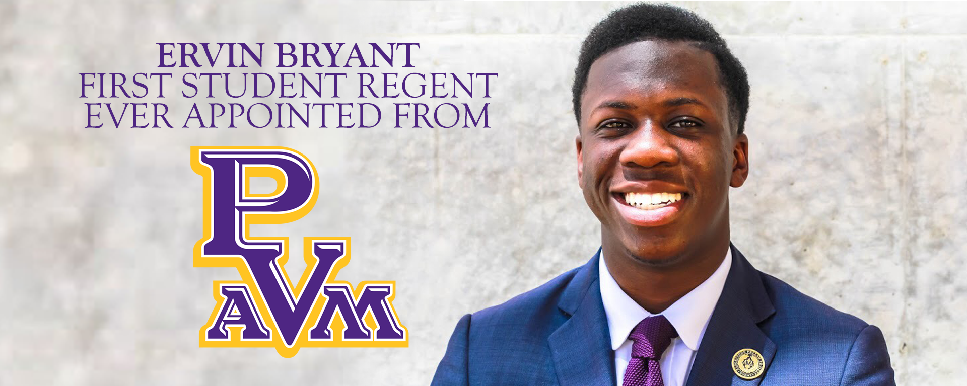 Ervin Bryant of PVAMU | PVAMU Home