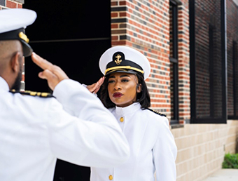 PVAMU Navy ROTC grad lauded with officer commission; aspires to one day ...