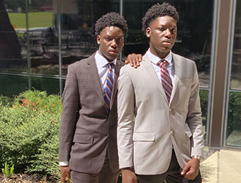 PV Grads: Devin and Justin Previlon | PVAMU Home