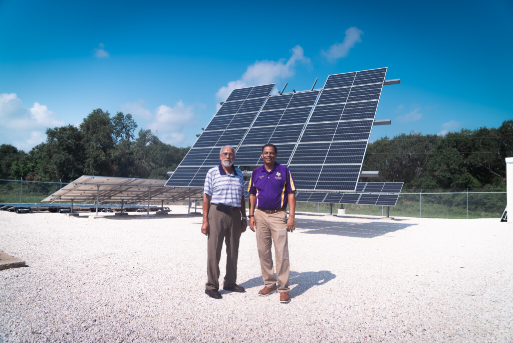 Dr. Fuller (left) is pictured alongside Dr. Anthony Hill ’92, ’16, ’20 ...